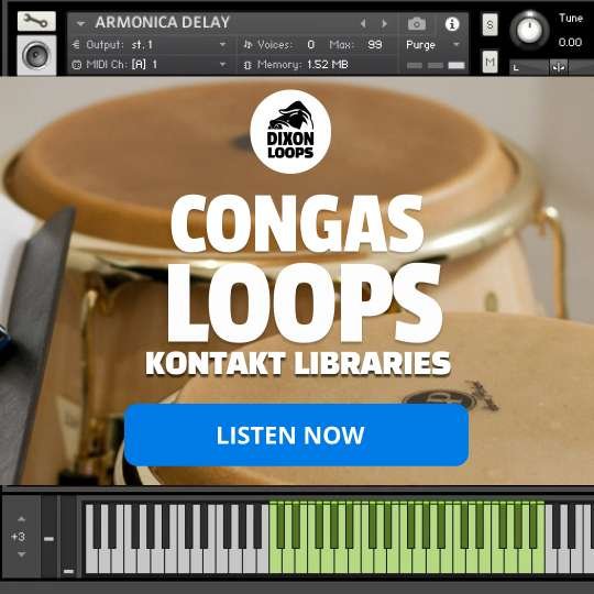 Congas Loops - Kontakt Library - dixonloops.com