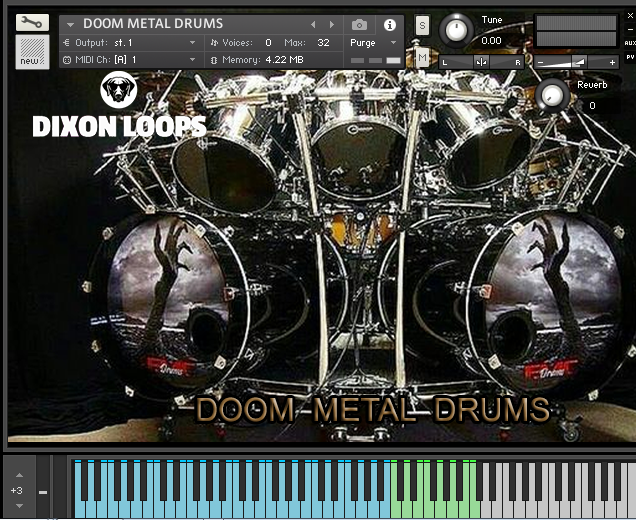 Doom Metal Drums - Kontakt - dixonloops.com
