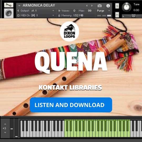 Quena - Kontakt Library - dixonloops.com