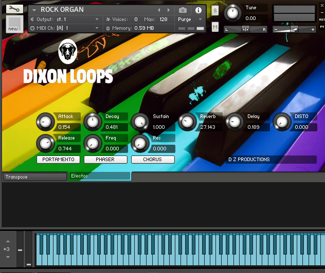 Rock Organ - Kontakt - dixonloops.com