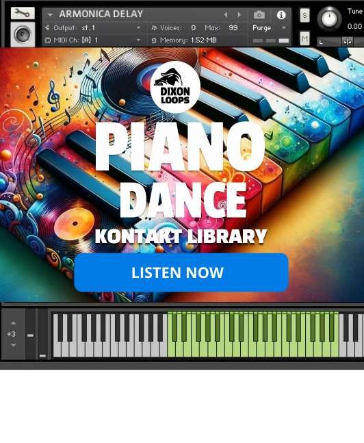 Piano Dance - Kontakt Library - dixonloops.com